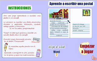 PRIMER CICLO EDUCACIÓN PRIMARIA : Escribe una postal