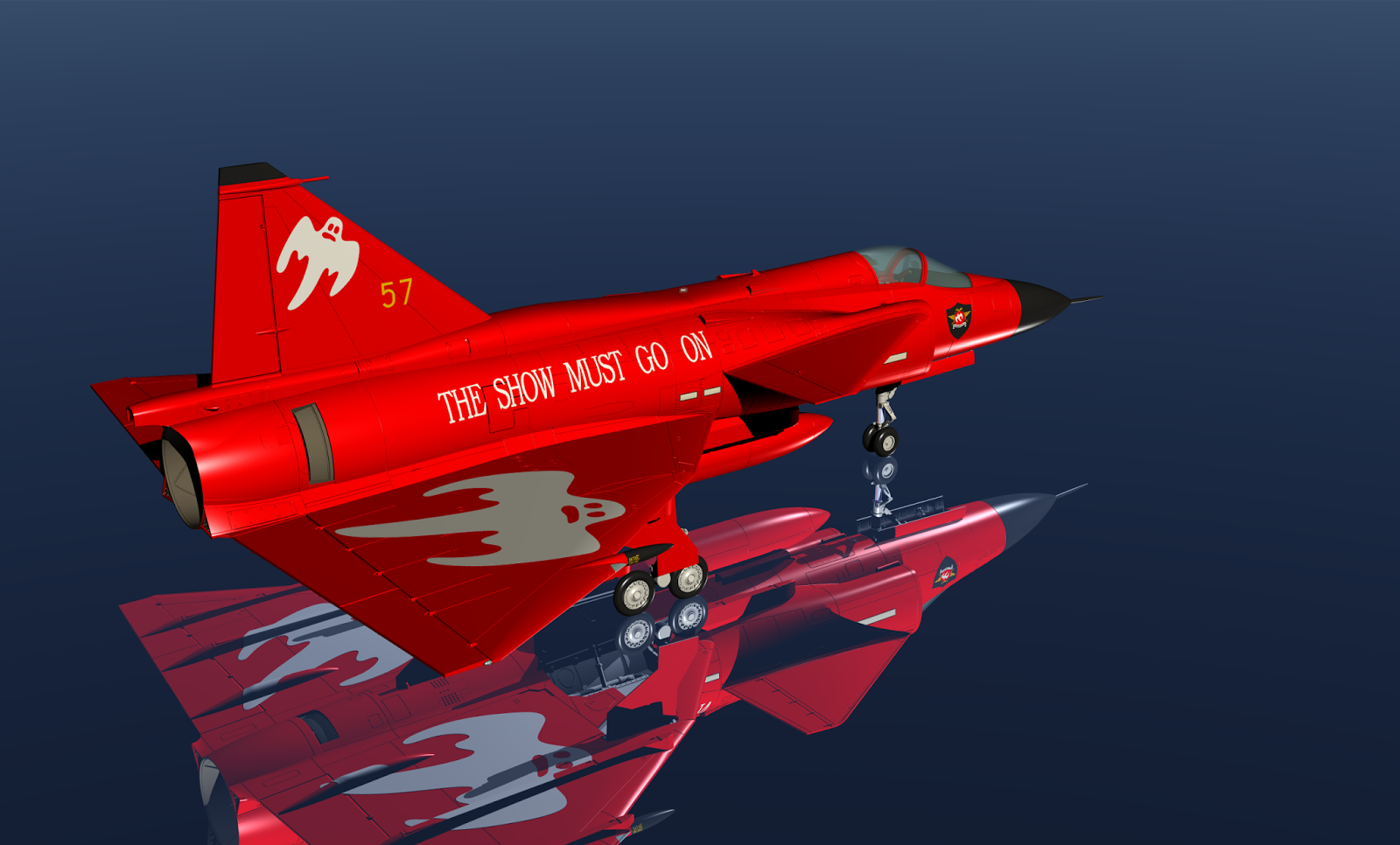 SH48188 AJ-37 Viggen "Show Must Go On " in 1/48 scale – camouflage ...