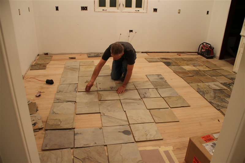 Our Big House on the Prairie: beautiful slate.