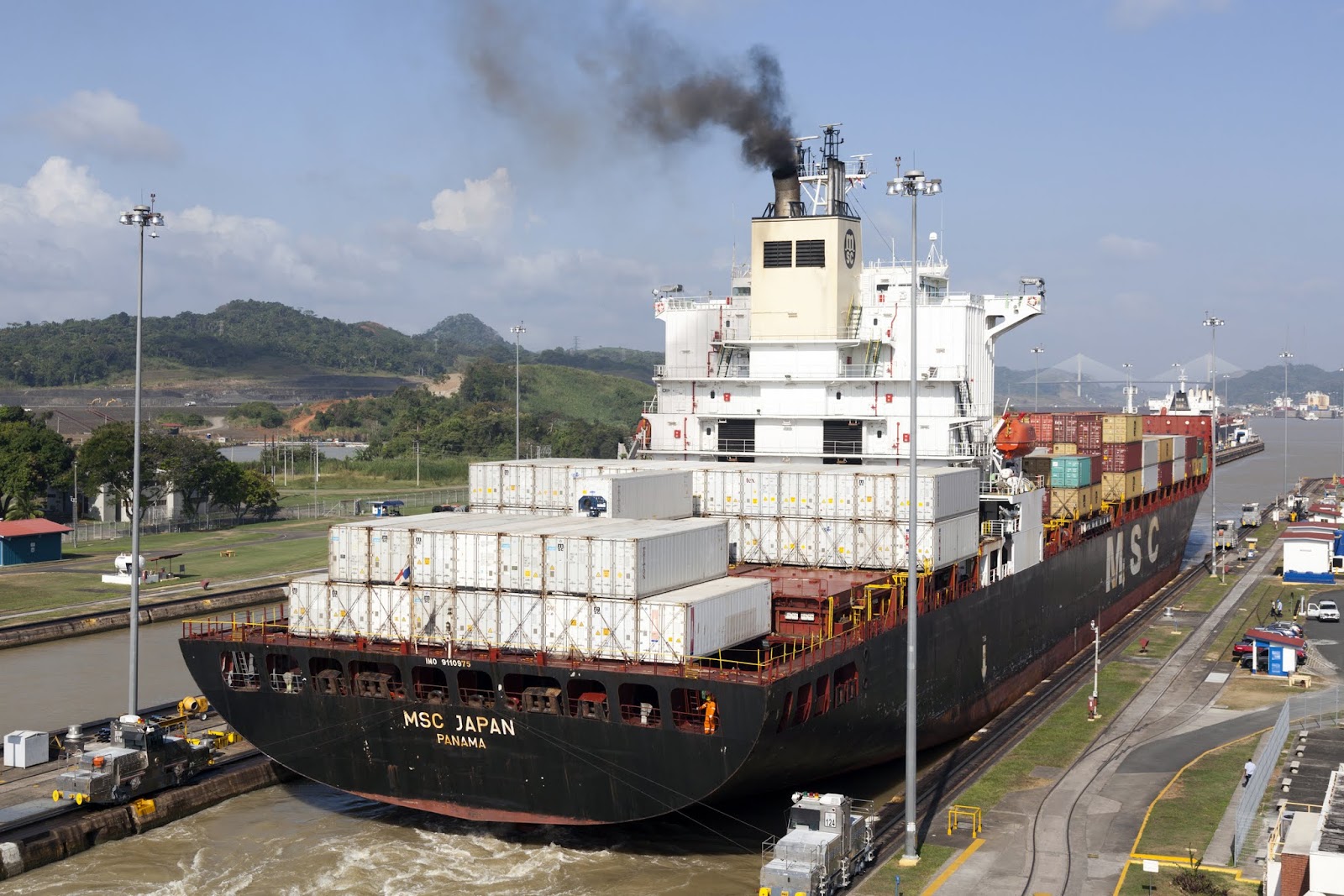 kameravene.fi shipspotting: M/s MSC Japan, Panama Canal / Panaman kanava
