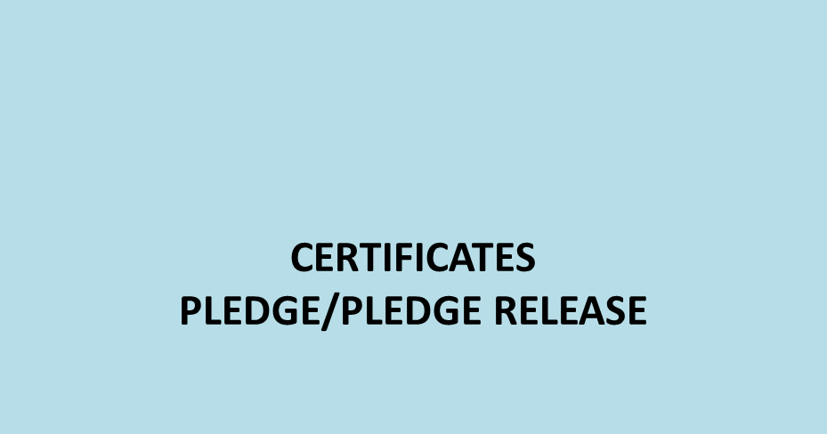 India Post Finacle Guide for NSC/KVP Certificates pledging/pledge ...