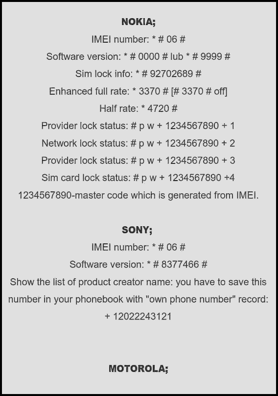 Mobile Phones Secret Code List Tips And Tricks Free Online Pdf Books Mobile Phones Secret Code List Tips And Tricks Free Online Pdf Books