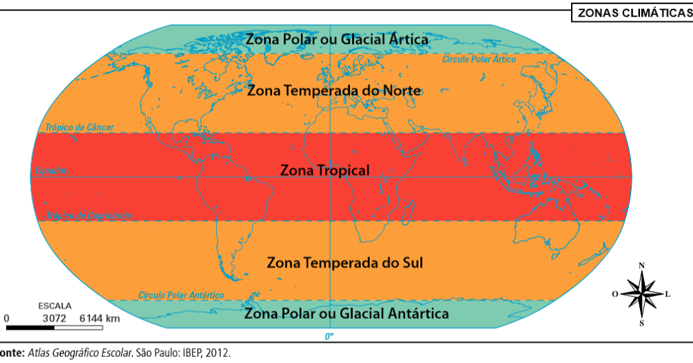 ZONAS TÉRMICAS Suporte Geográfico