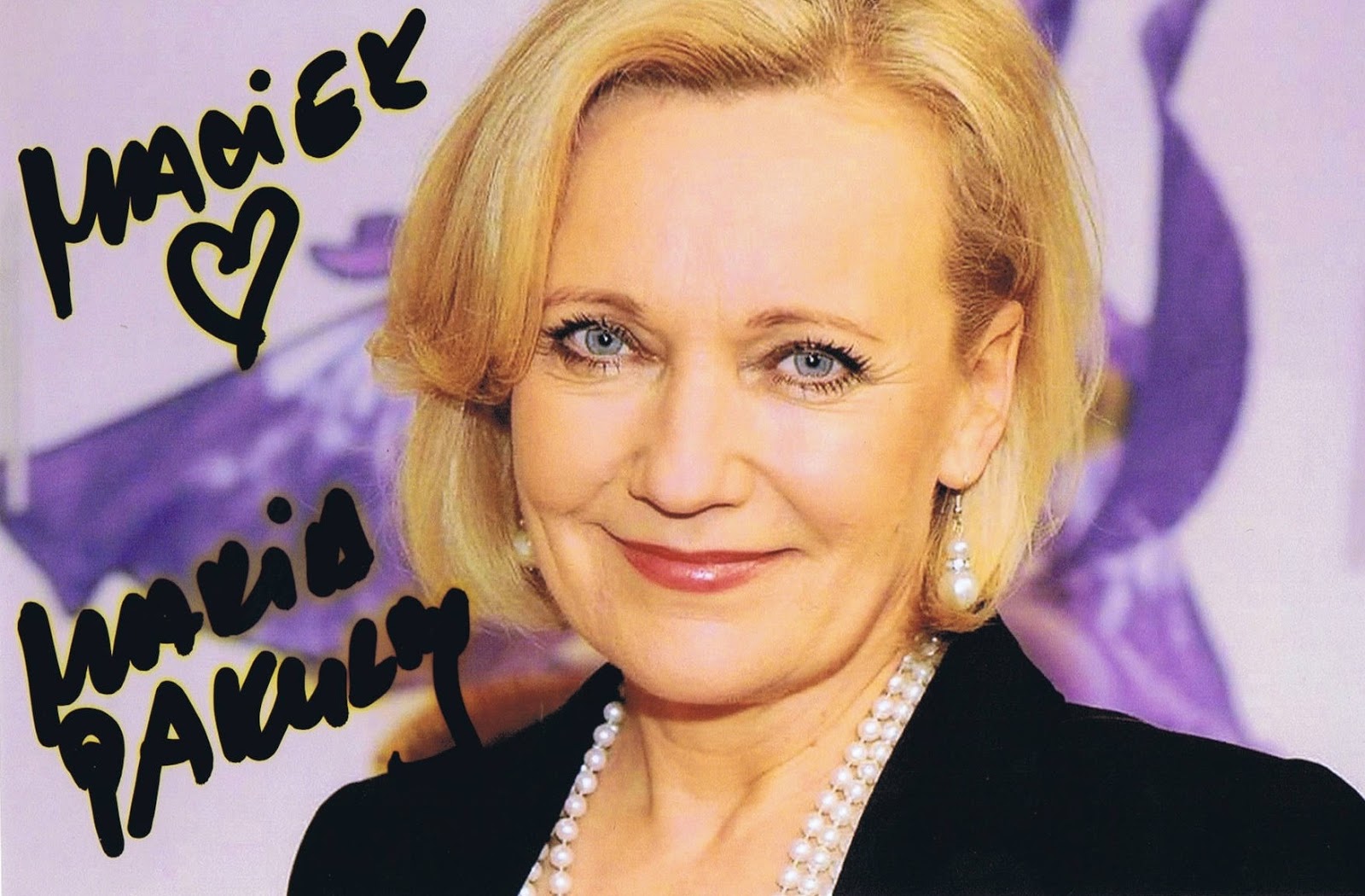 Autografy Maćka: 199. Maria Pakulnis