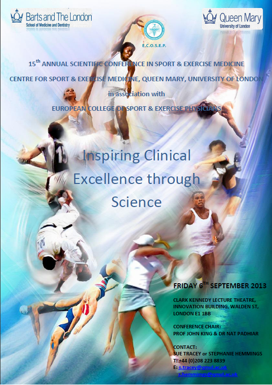 Sport and Exercise Medicine International (formally UKADIS): 2013