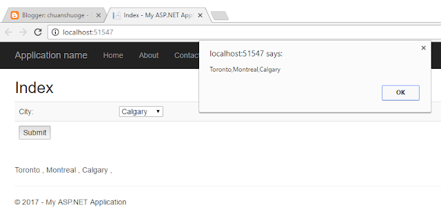 chuanshuoge: MVC Json/ajax/jquery dropdownlist get/post onchange onclick event