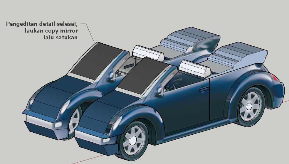 Dikasih Tahu: Tutorial Low Polygon Modeling Mobil