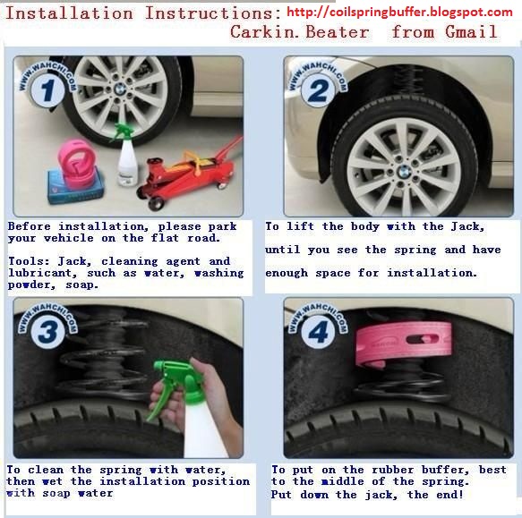 Coil spring cushion buffer