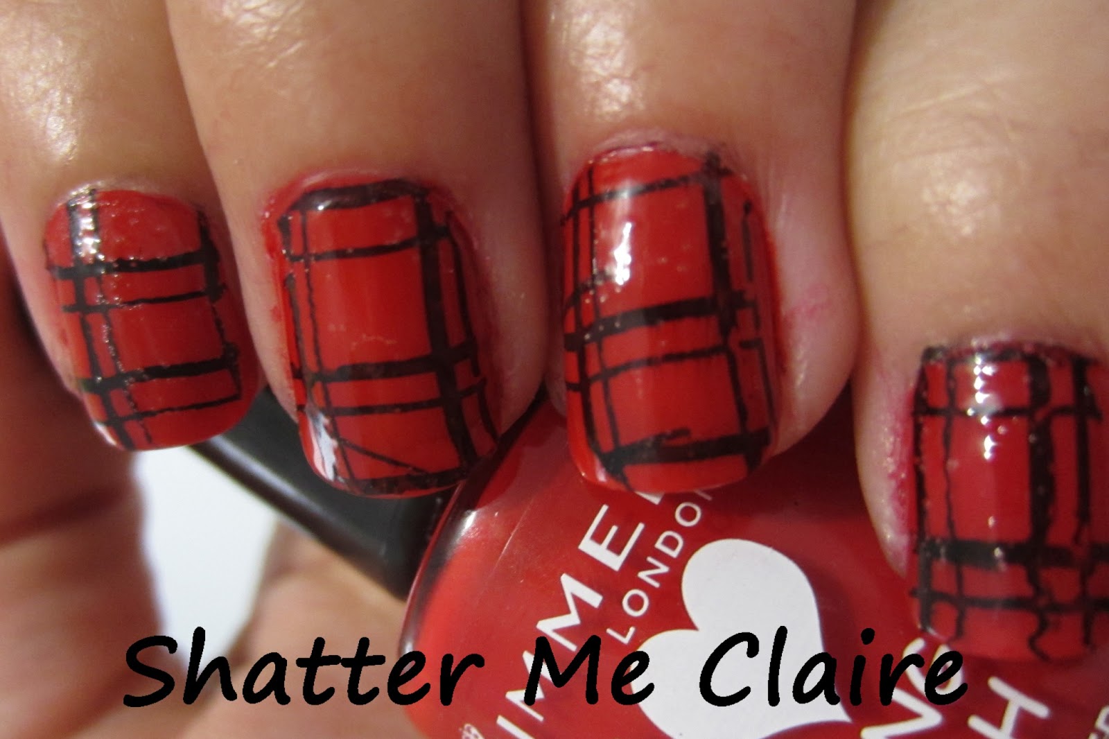 Shatter me Claire: ... Australia Day Nails - Bogan Flannette Shirt ...