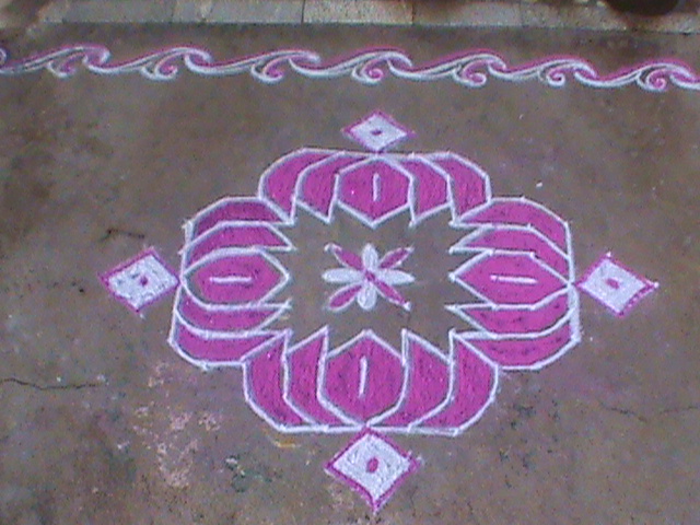 Rangolis: chukki rangoli.....