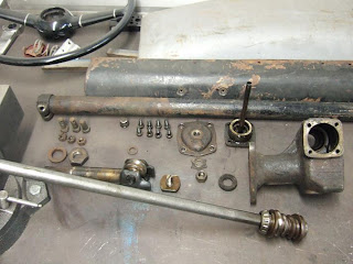 Candy's Hot Rod Supply: Ford F1 Steering Box, Installed In A "33 Ford Frame