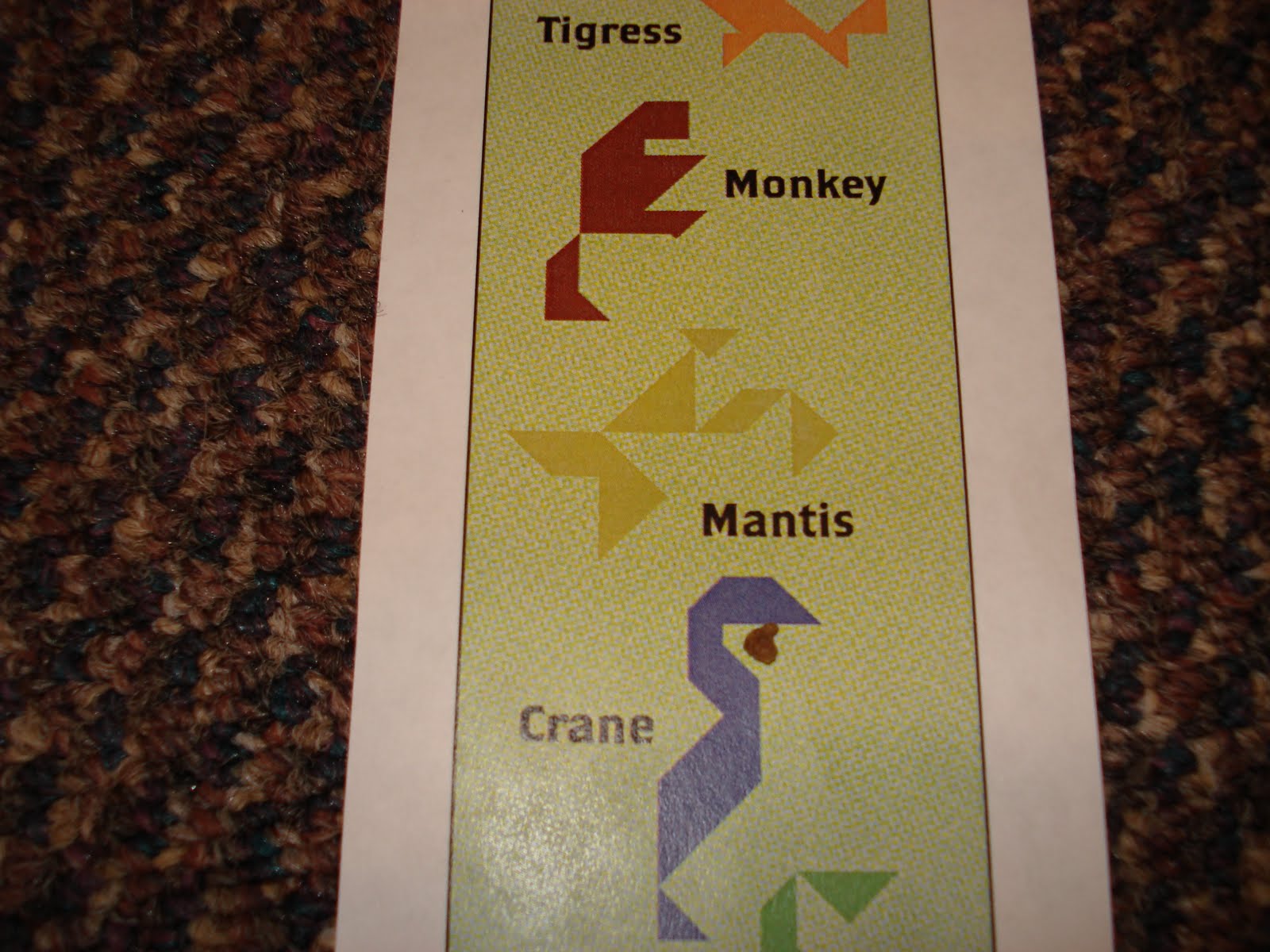Kung Fu Panda 2 Monkey Viper Mantis Crane