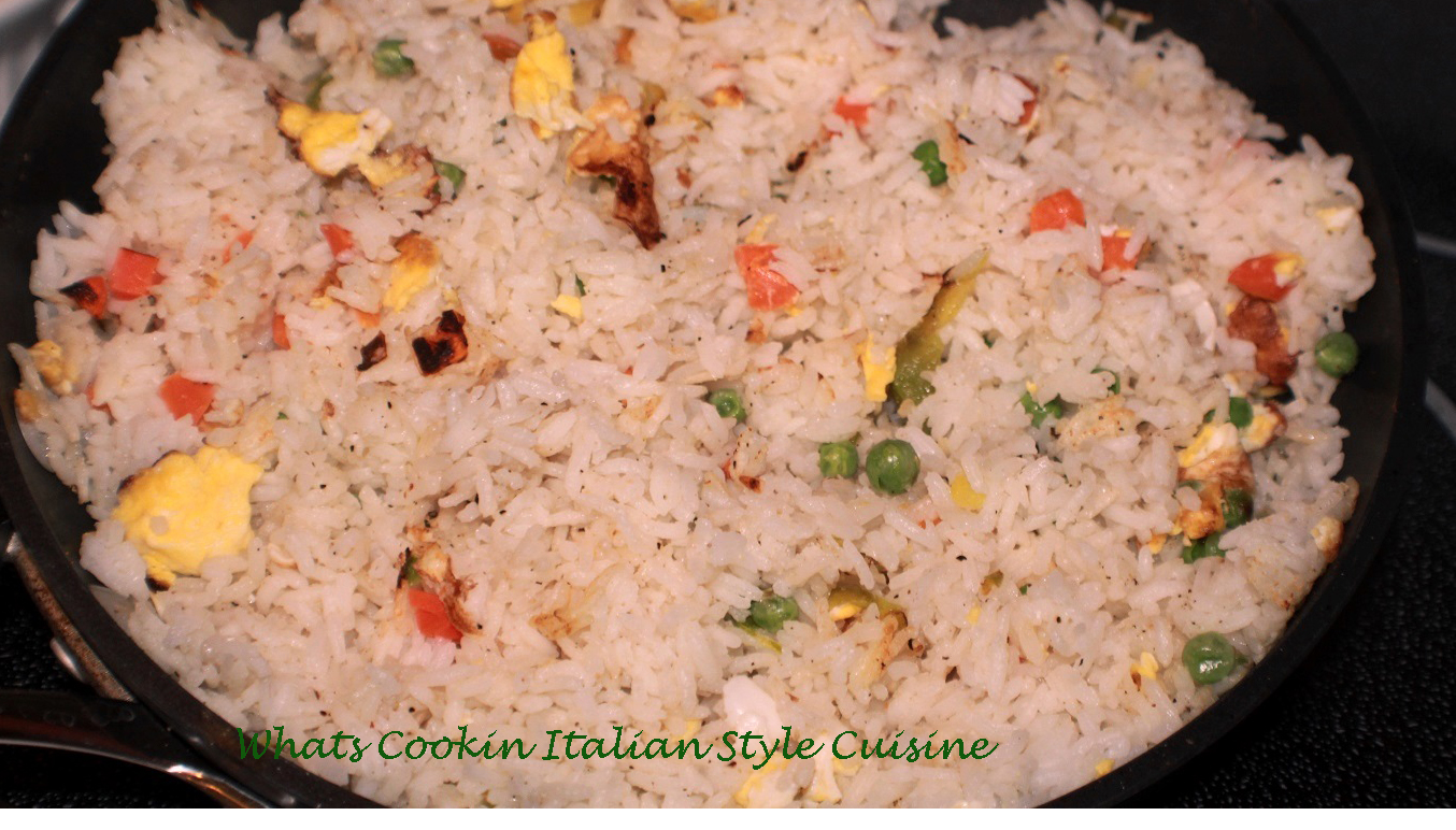 Plain Stir Fried Easy Rice | What's Cookin' Italian Style Cuisine