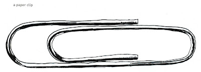 Ana's Strictly Sketchbook: 642 Things to Draw #23 - A Paper Clip