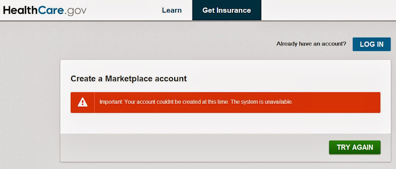 Healthcare.gov could not create a Marketplace account: Is There A ... Healthcare.gov could not create a Marketplace account: Is There A ...