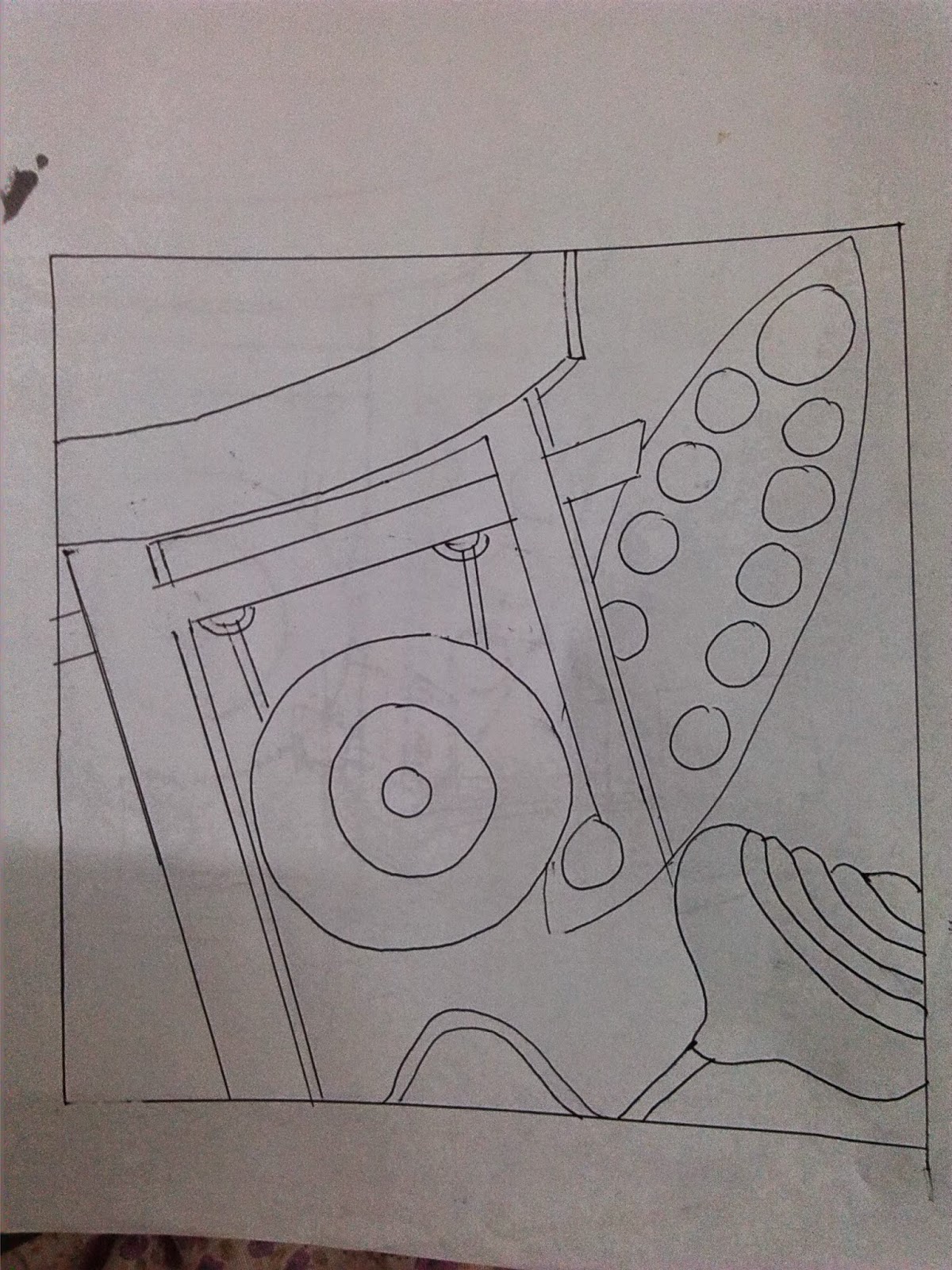 sENi aRCa UPSI: LAKARAN IDEA ( ARCA RELIEF )