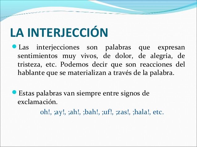 LA CLASE DE FLOR 5º DE PRIMARIA : LENGUA UD 3: LA INTERJECCIÓN