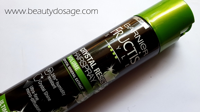 Review of Garnier Fructis style crystal resist hairspray for volume (No ...