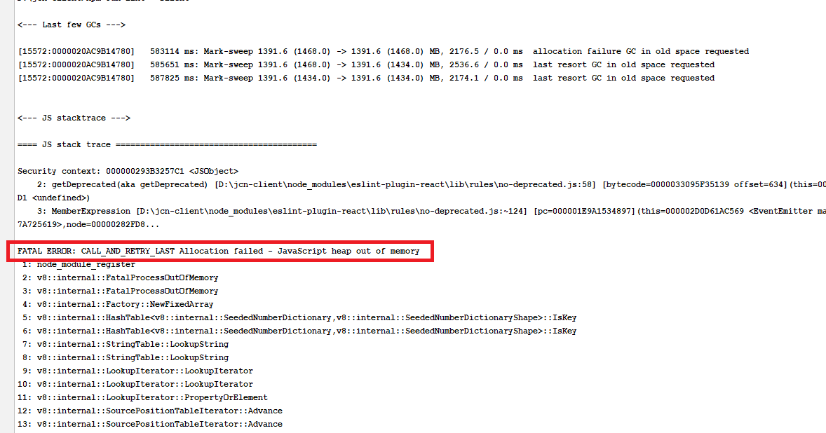 Dudo Investigo Aplico Y Comparto Eslint FatalProcessOutOfMemory dudo-investigo-aplico-y-comparto-eslint-fatalprocessoutofmemory