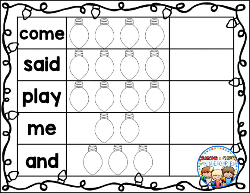 Crayons & Cuties In Kindergarten: Holiday Centers & Candy Cane Word Work!