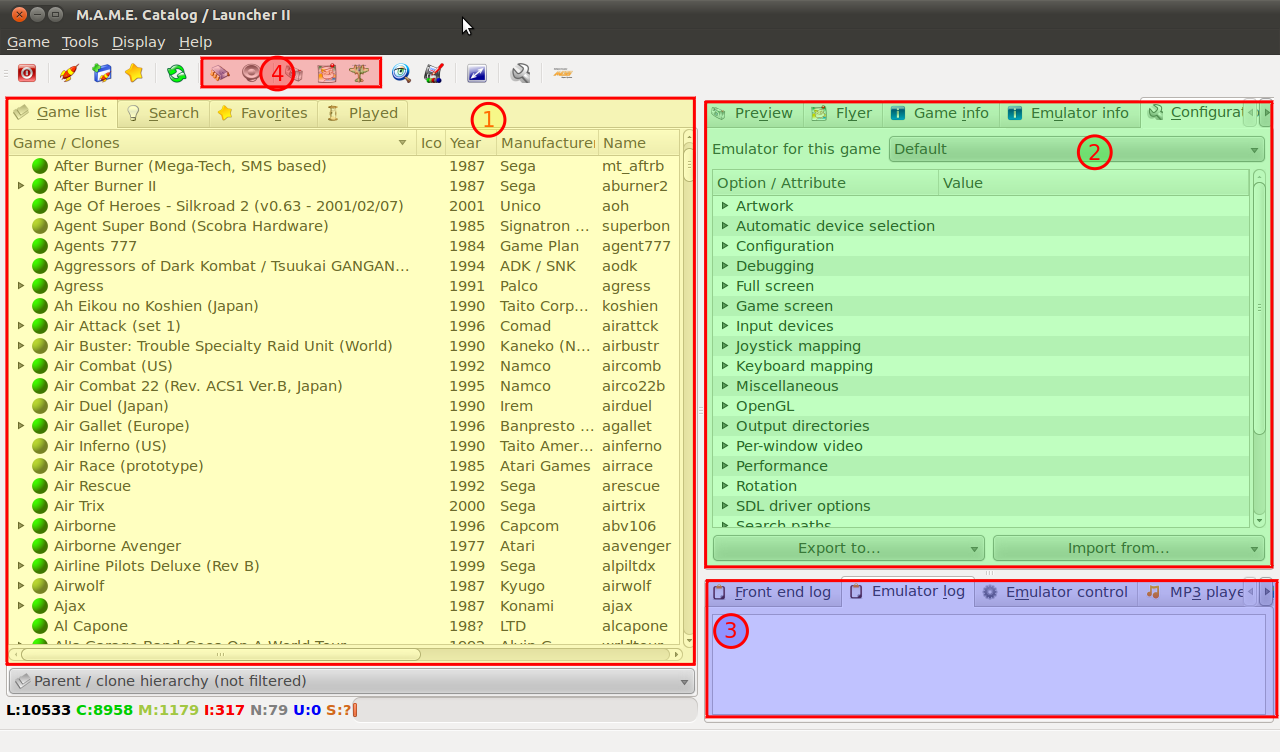 A source full of secrets: QMC2, a graphical user interface for mame