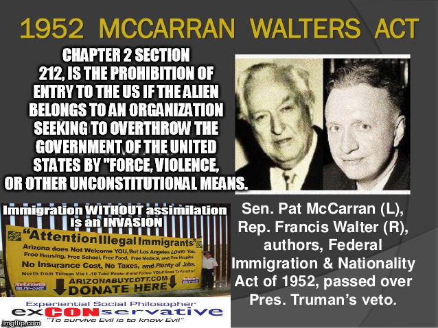 Watchman on the Wall: The McCarran-Walter Act of 1952