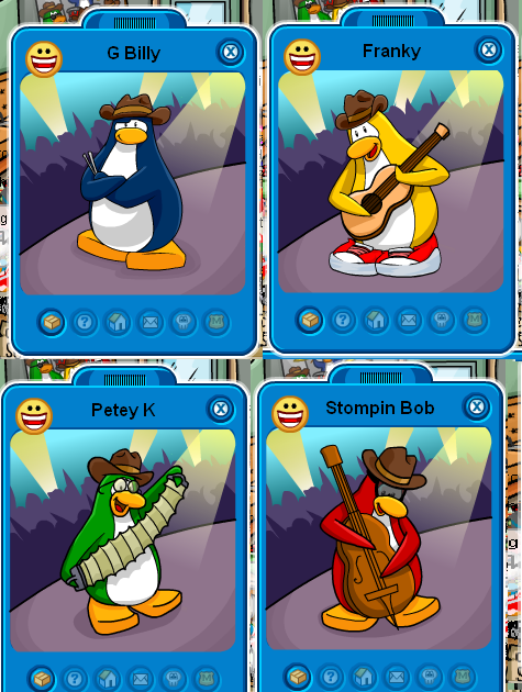 penguin band: Penguin bands old look