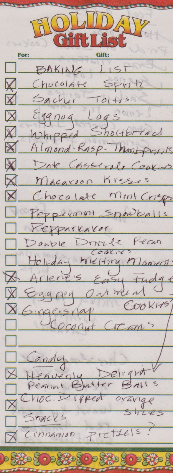 Mrs T s Christmas Kitchen The Actual Christmas Baking List Mrs T s Christmas Kitchen The Actual Christmas Baking List
