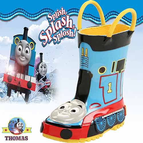 Thomas Rain Umbrella Sunshade Brolly Boots Raincoat Wet Gear For Kids ...