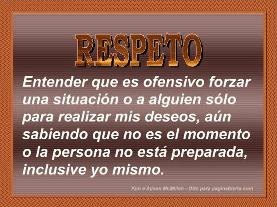 Lo importante que son los valores: Que es el respeto