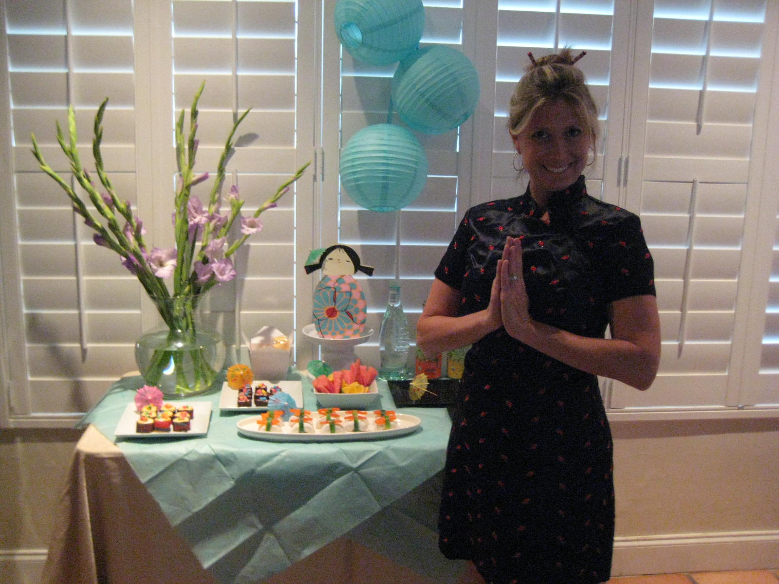 Creative Party Ideas by Cheryl: Japanese Sushi Party