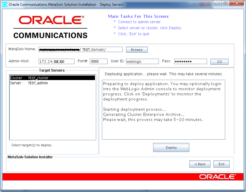 Metasolv Blog: Metasolv M6.2.1 clustered server installation