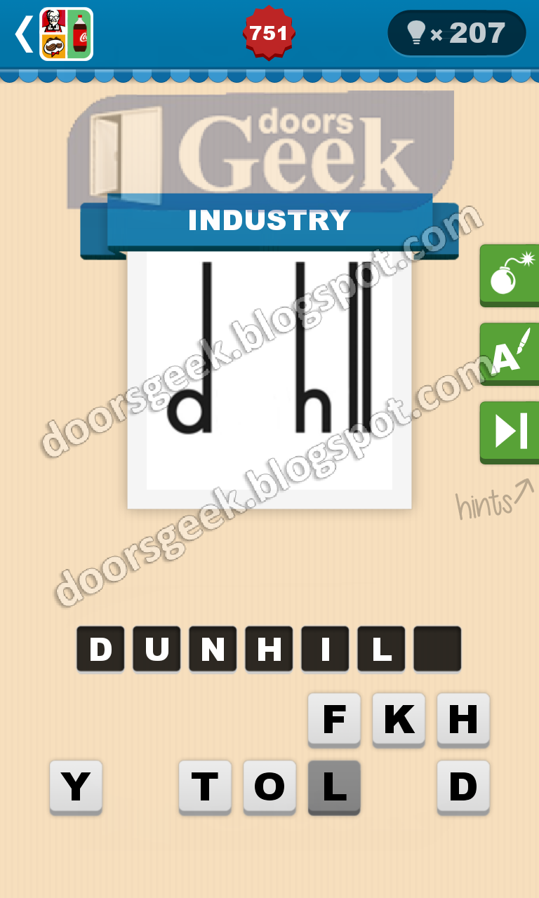 Guess The Brand Level 751 ~ Doors Geek