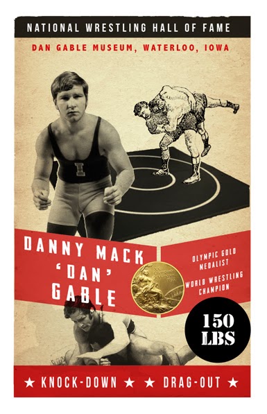 The Poetry of Sight: Dan Gable Poster | Austin Von Ehwegen