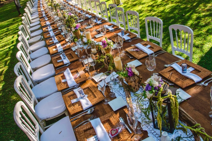 Manual de decoración para mesas rectangulares en el banquete 🥇 - Hotel ...