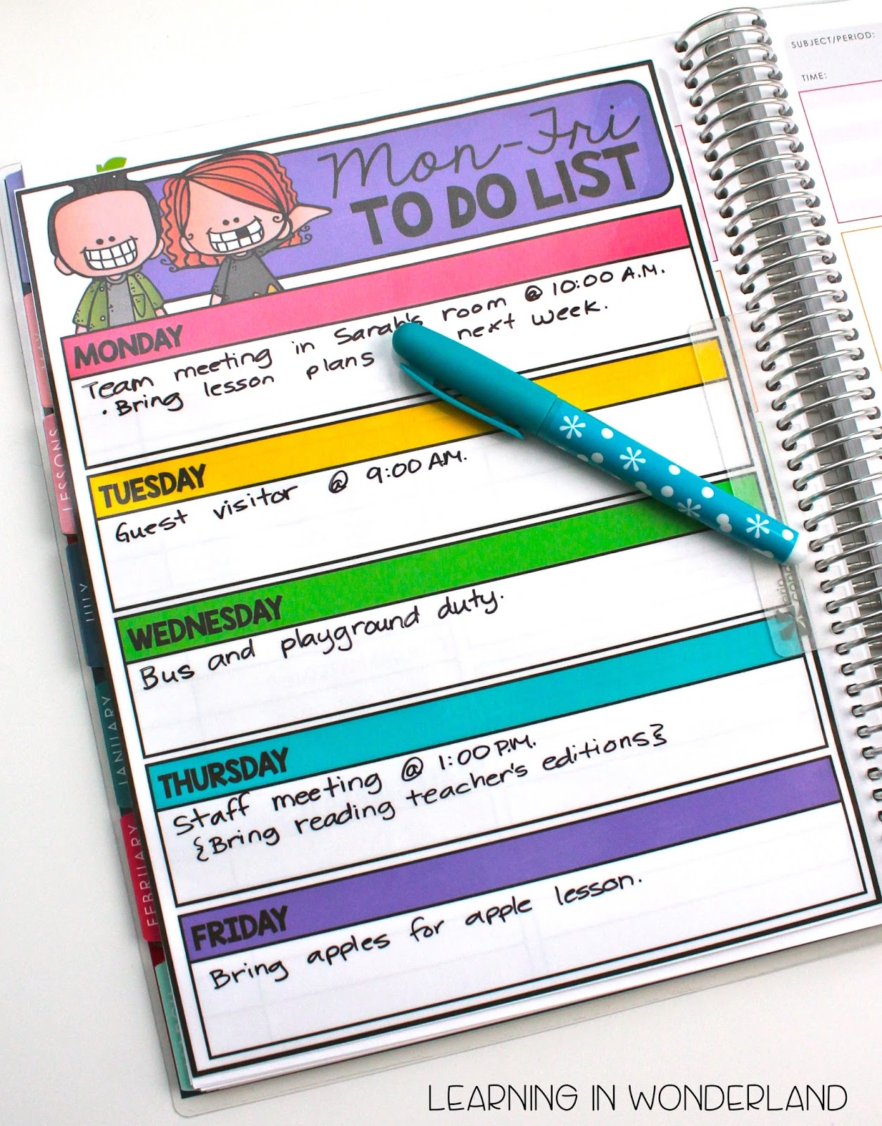 Organizational Goodies and a Freebie! | Learning In Wonderland