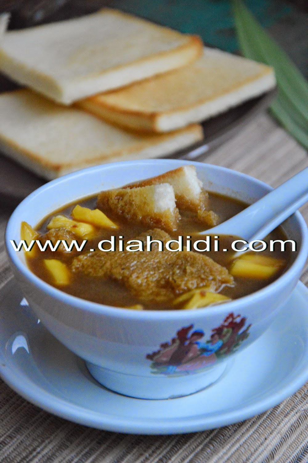 Diah Didi's Kitchen: Wedang Roti Tawar & Nangka