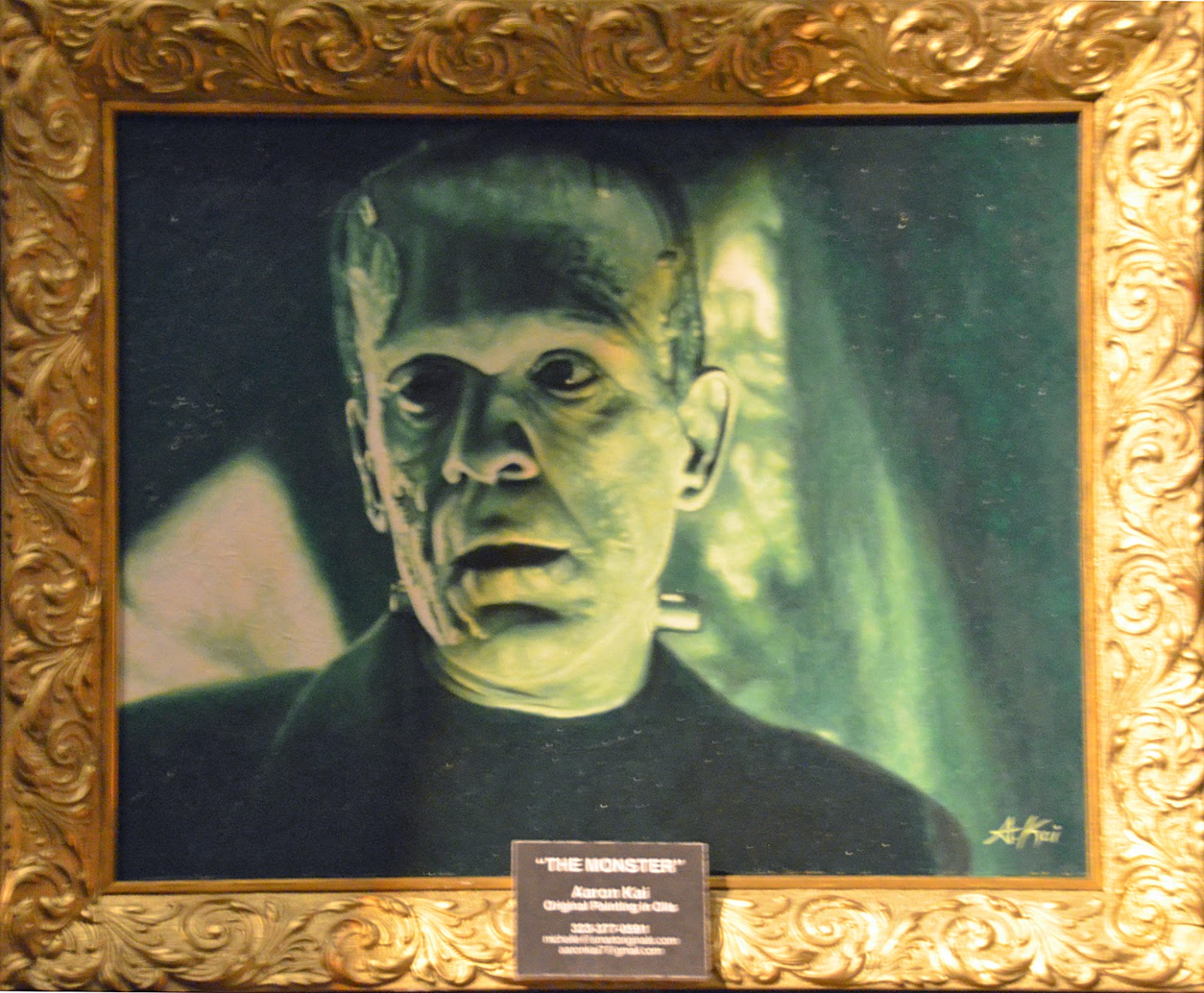 The Jack Pierce Makeup Memorial: JACK PIERCE-INSPIRED ART AT MONSTERPALOOZA