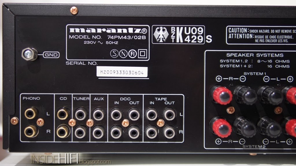 Inside Hi-Fi: Marantz PM-43 (74PM43/02B)
