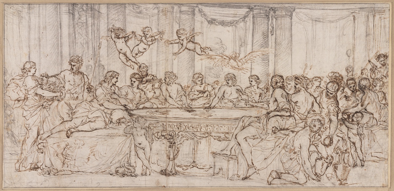 Spencer Alley: Drawings by Ciro Ferri and Giovanni Francesco Romanelli