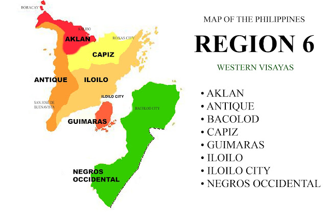 Map of the Philippines: Region 6