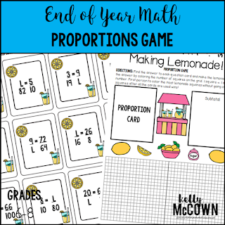 Kelly McCown: End of Year Math Games and Activities