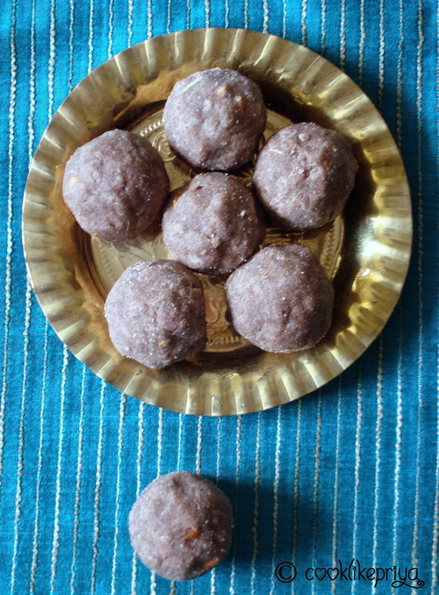 Cook like Priya: Ragi Maavu Laddu | Fingermillet Indian Sweet Recipe ...