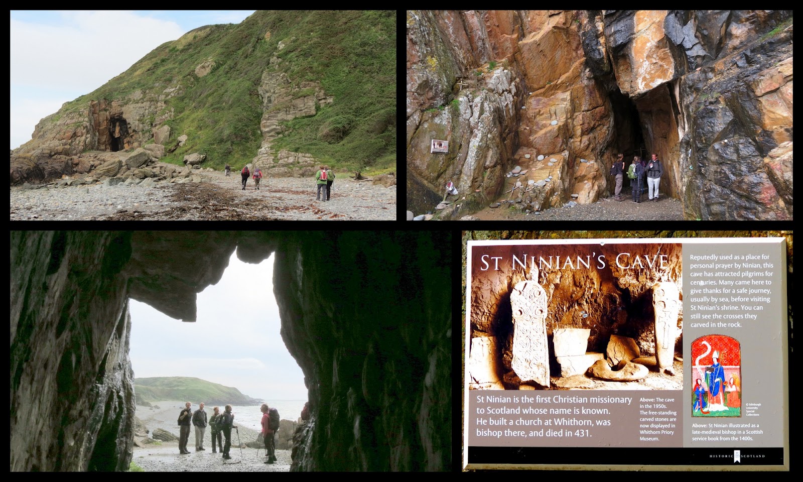 The Glebe Blog: Wigtownshire Ramblers - St Ninian's Cave to the Isle of ...