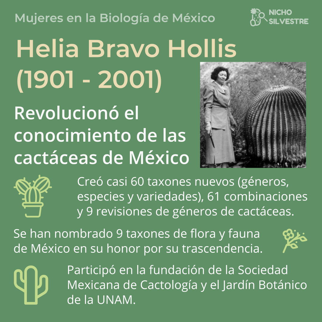 Mujeres en la Biología de México [Infografía]