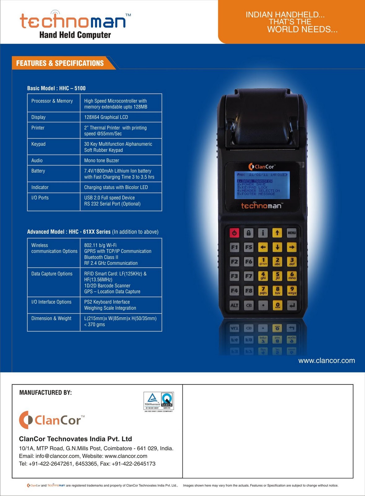 Clancor: Bus Ticketing Machine With GPRS