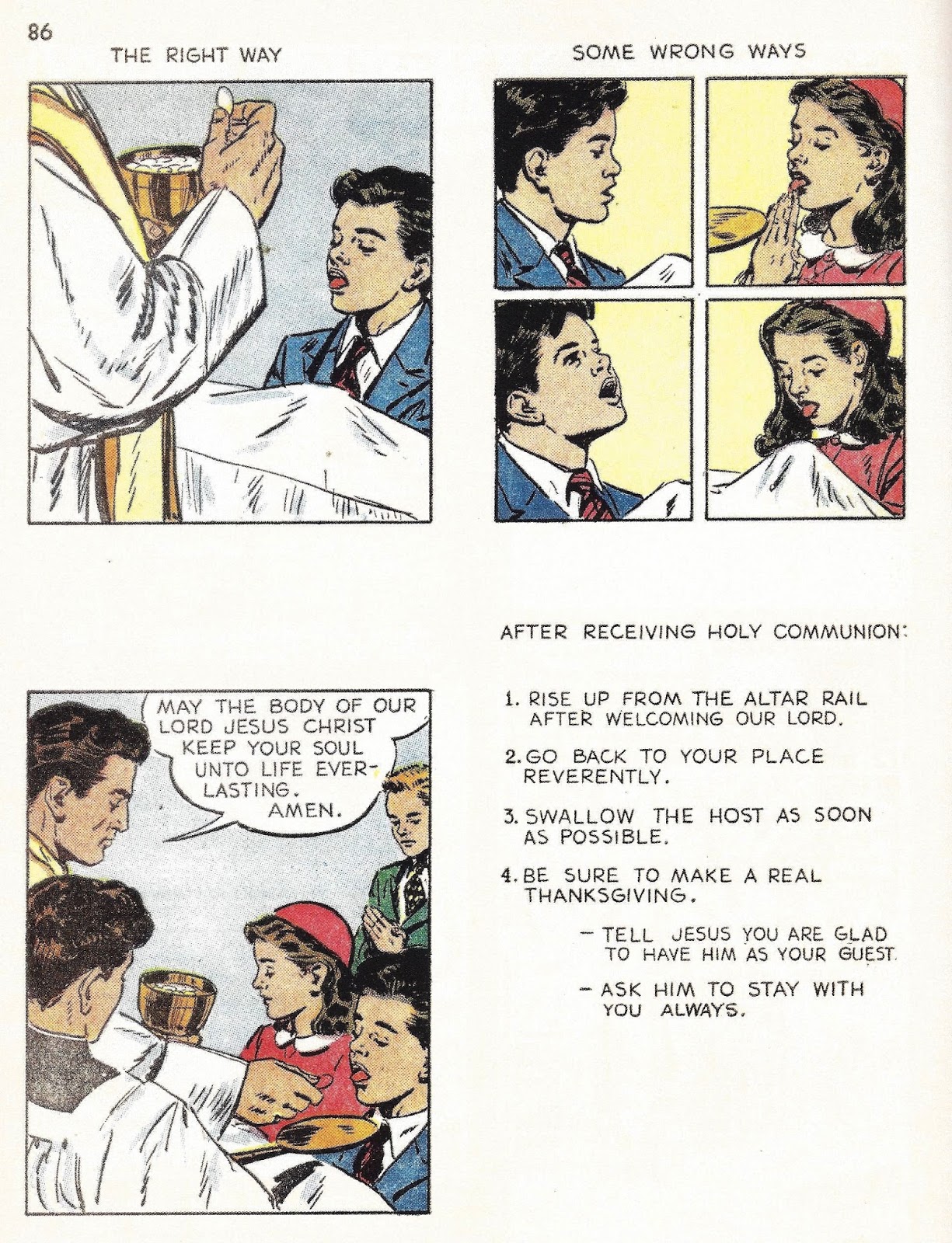 Orbis Catholicus Secundus: How to Receive Holy Communion Properly