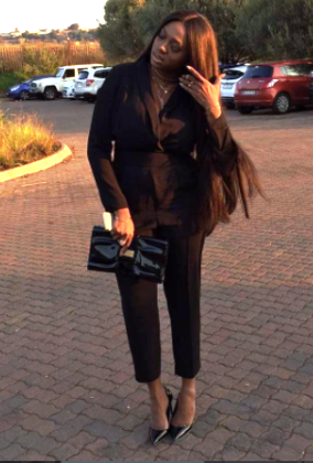 Waje steps out in all black outfit