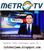 Lowongan Kerja Metro TV Terbaru Bulan Februari 2020