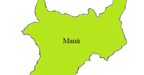 Blog de Geografia: Mapa de Mauá, São Paulo